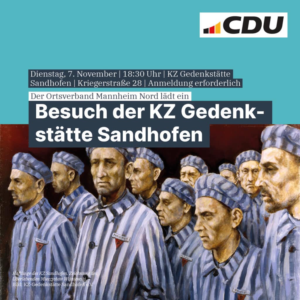 Besuch der KZ Gedenkstätte Sandhofen der CDU Mannheim Nord – CDU Mannheim